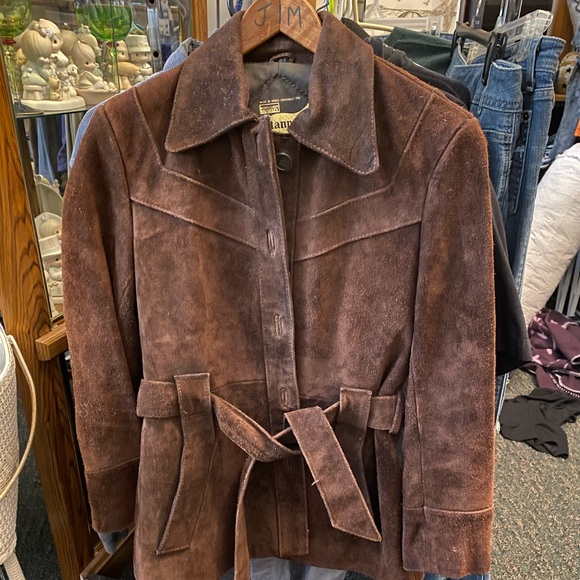 Jackets & Coats | Vintage Suede Coatno Fading The Tannery Montgomery ...